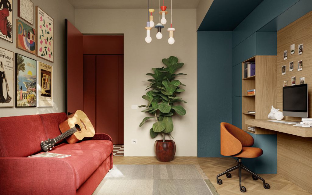 Stanza studio | Pensarecasa La sogni, la vivi